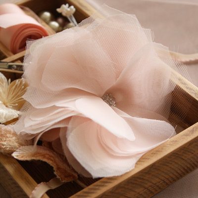 Simple DIY Handmade Chiffon and Tulle Flowers Tutorial