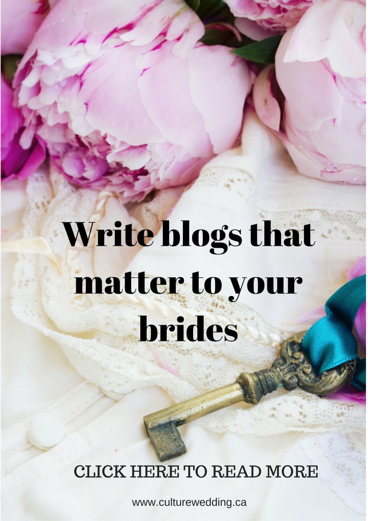 Write Blogs that brides want to read