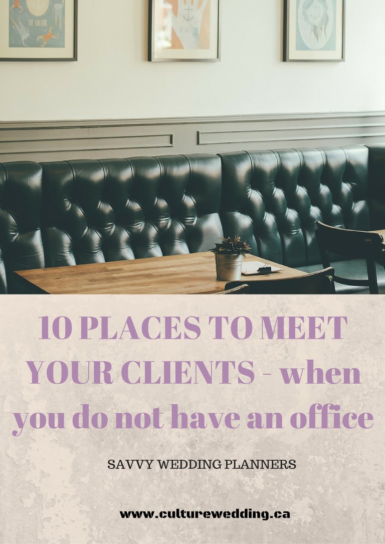 10 Alternative places to meet your brides