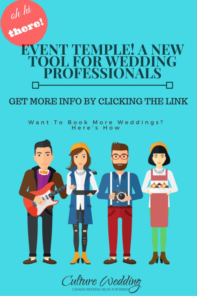 Event Temple! A new Tool for Wedding Professionals