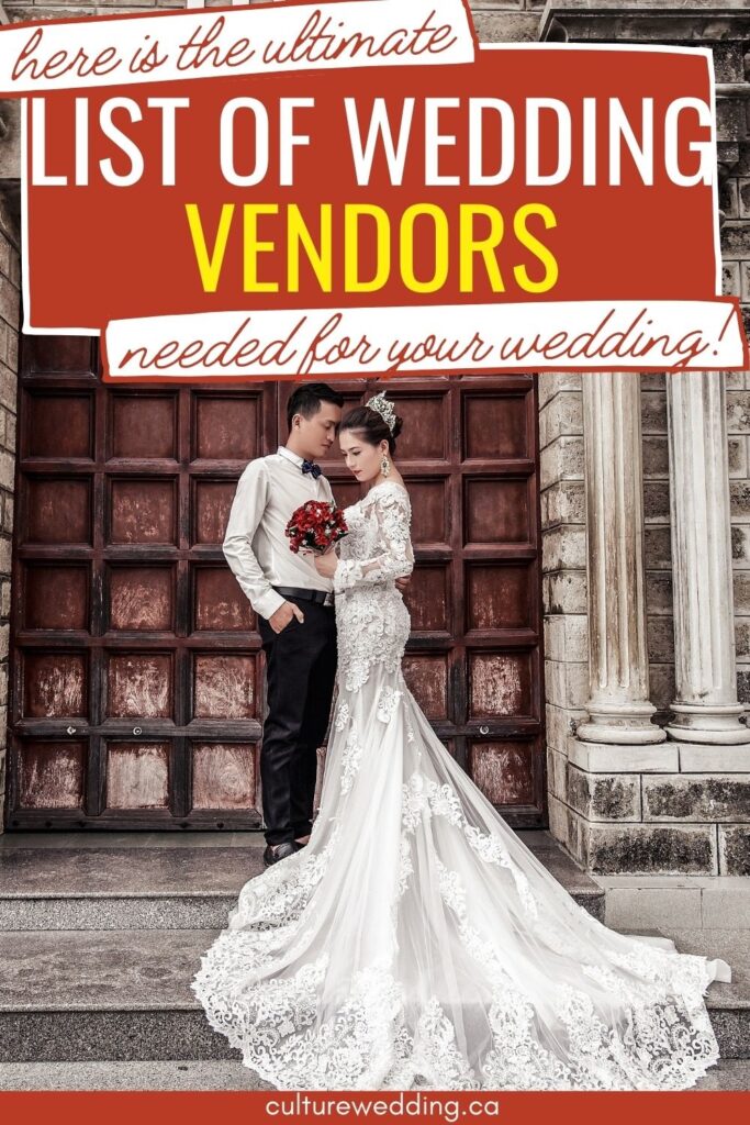 Wedding Vendors Checklist {List of Wedding Vendors To Book}