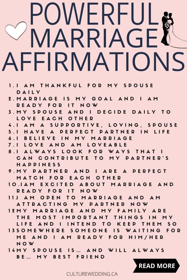 25 Powerful Affirmations For Getting Married Worth Trying