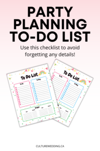 Cute Party Planner Printable For Planning Epic Parties Effortlessly