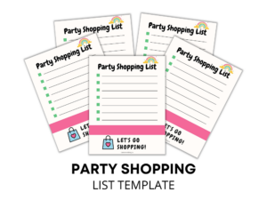 Cute Party Planner Printable For Planning Epic Parties Effortlessly