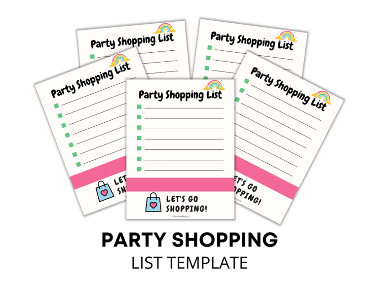 Cute Party Planner Printable For Planning Epic Parties Effortlessly