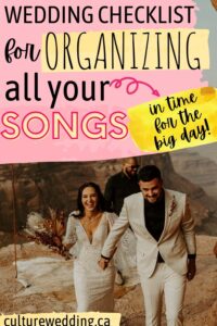 Grab This Simple Wedding Song List Template (Music Checklist)