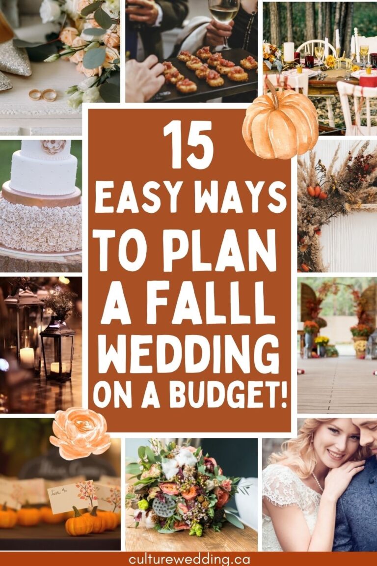 15 Best Fall Wedding Ideas On A Budget For Fall Lovers 2025