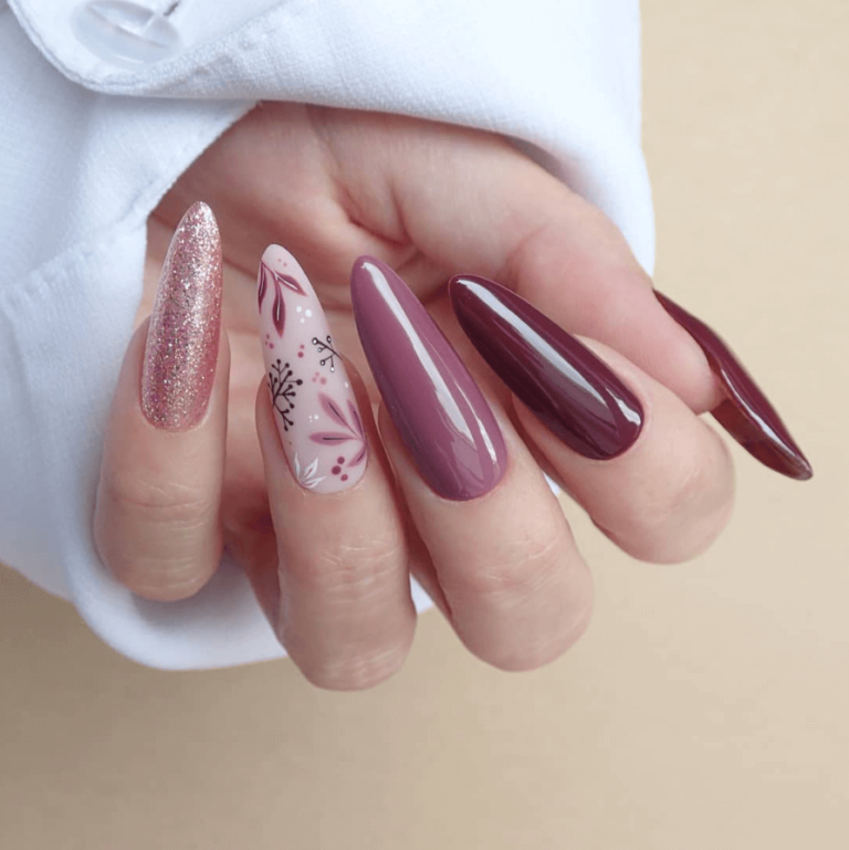 35 Cute Trendy Fall Wedding Nails For Brides That Love Fall