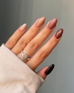 35 Cute Trendy Fall Wedding Nails For Brides That Love Fall