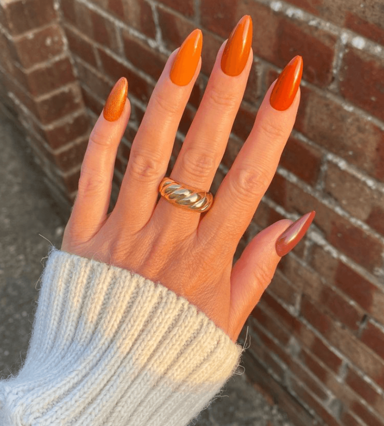35 Cute Trendy Fall Wedding Nails For Brides That Love Fall