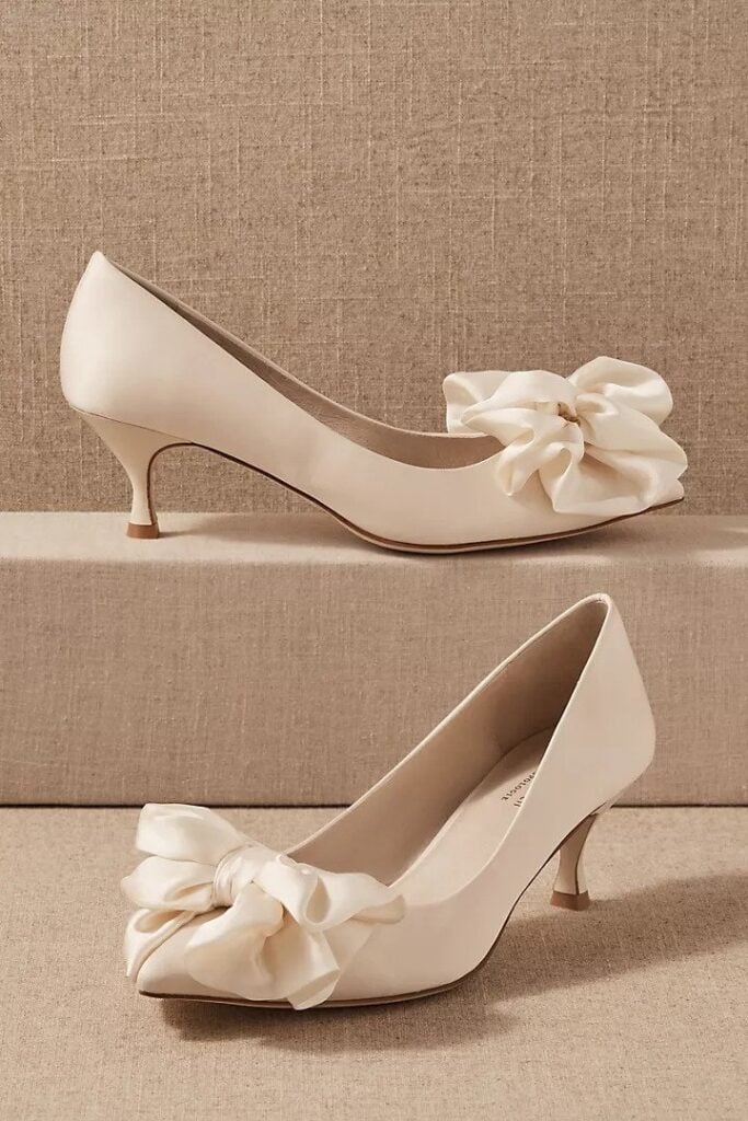 22 Cute Wedding Shoes With Bow Features That Are Beautiful