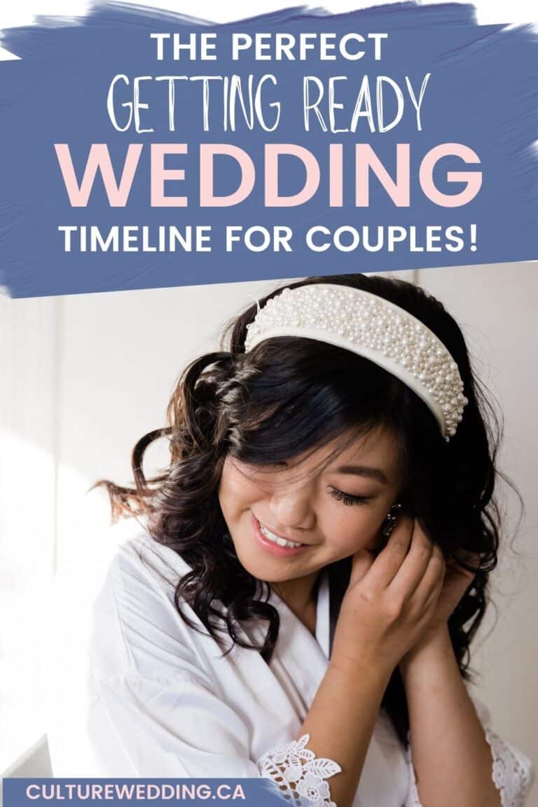 The Perfect Wedding Day Getting-Ready Timeline