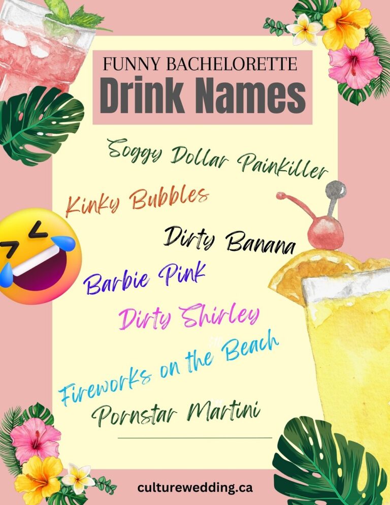 18 Funny Bachelorette Cocktail Names For Your Party