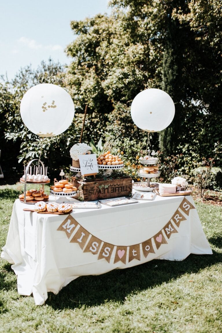 15 Adorable Bridal Shower Dessert Table Ideas & Inspiration